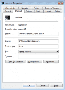 Windows: Open Command Prompt to Specific Folder Location - Technipages