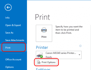 Outlook 2019/365: Print Email Attachments Without Opening Message ...