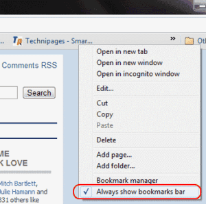 Chrome: Fit More Bookmarks On Bookmark Bar