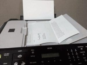 Canon Pixma MX340: Load Paper For Printing or Scanning - Technipages