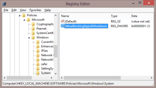 Windows 10: Automatically Close Applications at Shut Down - Technipages