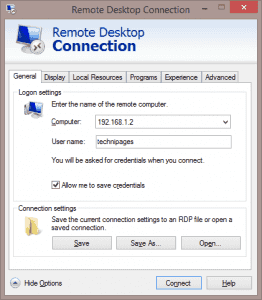 Remote Desktop: Create a Shortcut Icon