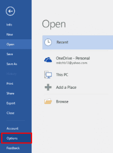 Enable/Disable Auto Capitalization in Word 2016 & 2013 - Technipages
