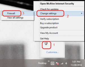 Allow Program Access Through McAfee Personal Firewall - Technipages