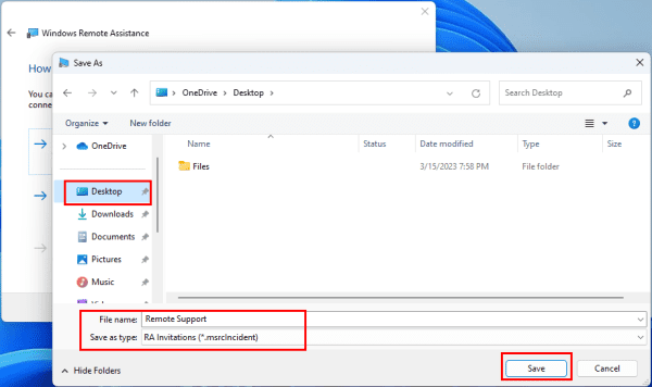 Windows 11: How to Send Remote Assistance Invitation