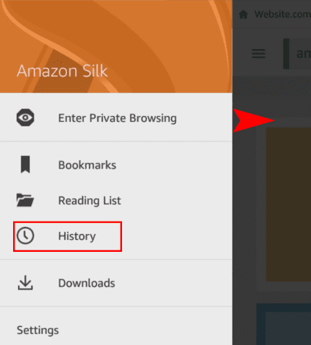 Amazon Fire: Clear Browser Cache, History, or Cookies