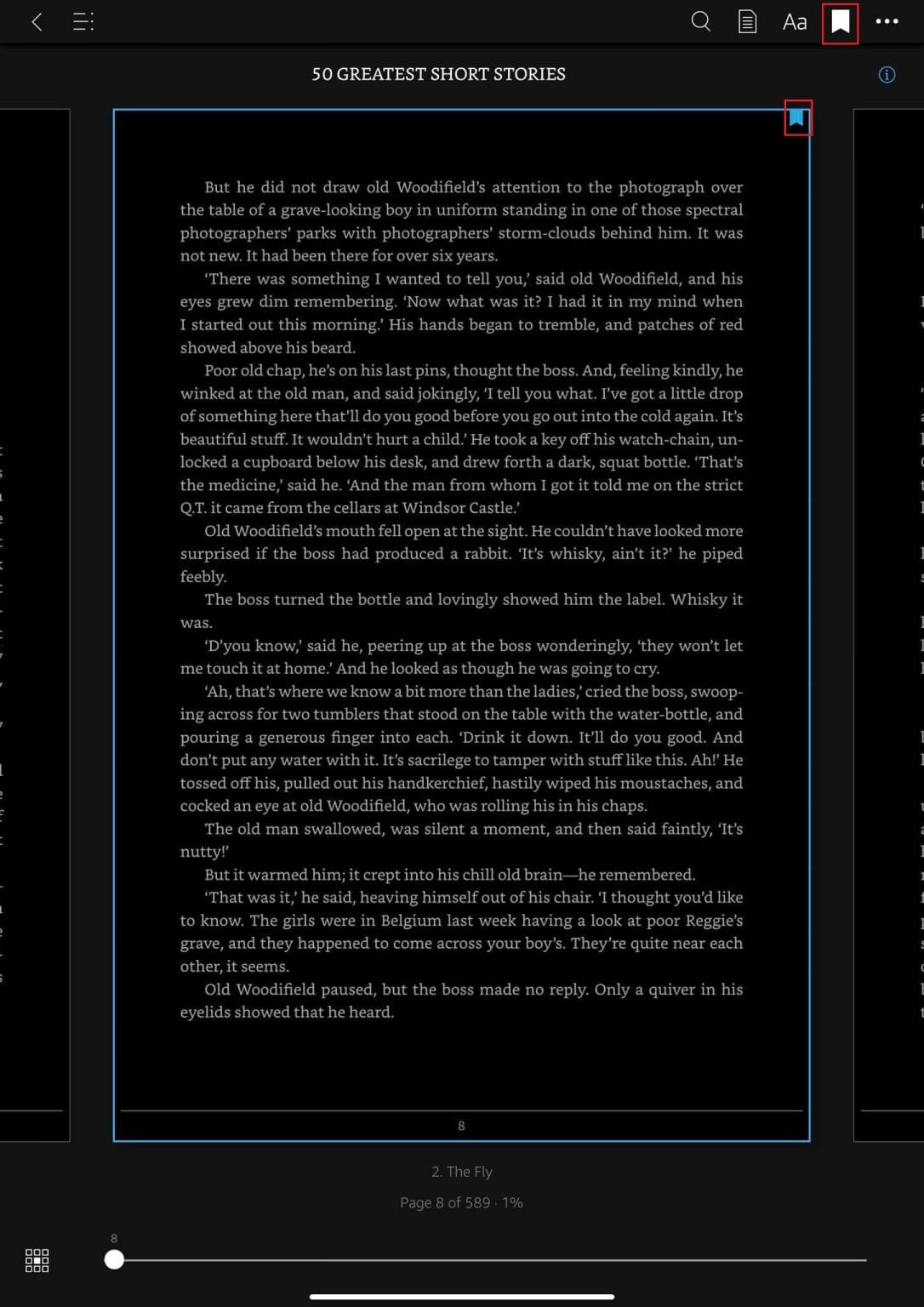 Amazon Fire: How to Bookmark Book Pages - Technipages