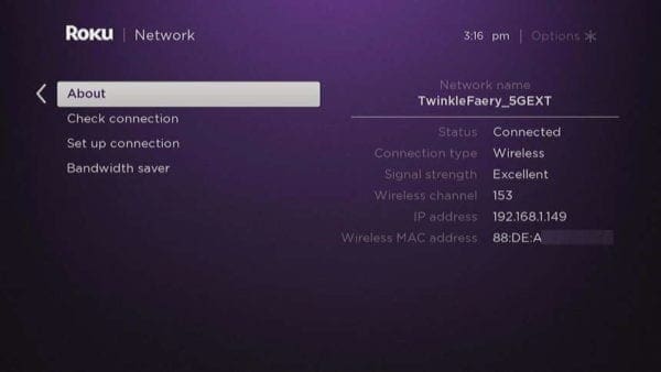 Roku: How to Find MAC Address - Technipages