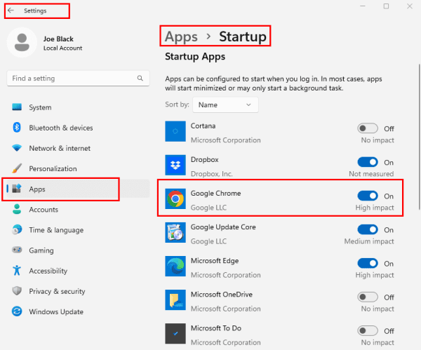 How to Change Windows 11 Startup Programs - Technipages