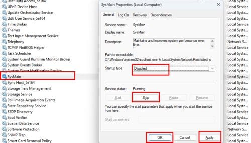 Windows 11: Enable or Disable Superfetch - Technipages