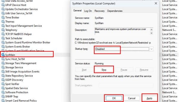 Windows 11: Enable or Disable Superfetch - Technipages