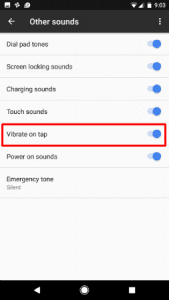 Google Pixel: Enable or Disable Haptic Feedback - Technipages