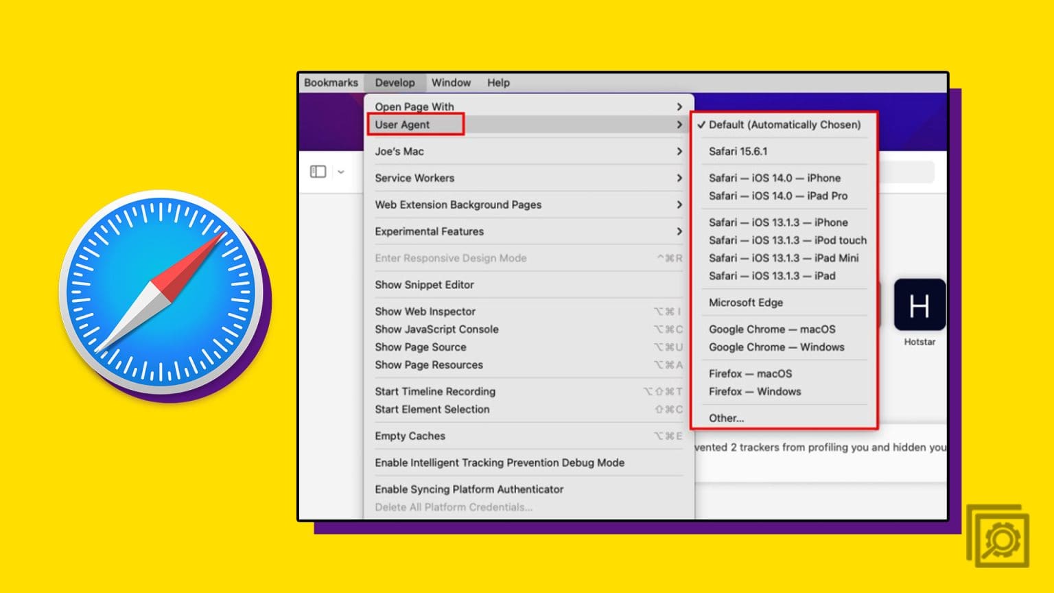 How to Change User Agent in Safari - Technipages