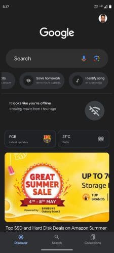 Fix - Google for Android Shows as Offline - Technipages
