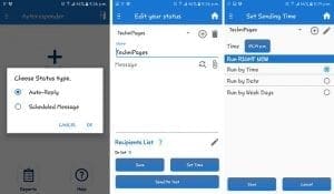 Android: Schedule Text Message