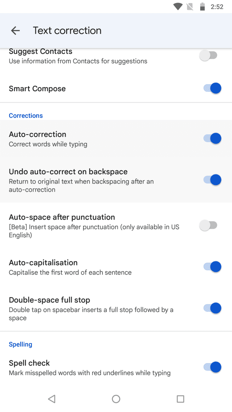 Android: How to Disable Auto-Correct in Easy Steps - Technipages