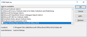 Outlook: Enable/Disable Add-ins - Technipages
