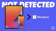 IPhone iPad Not Detected In Windows 10