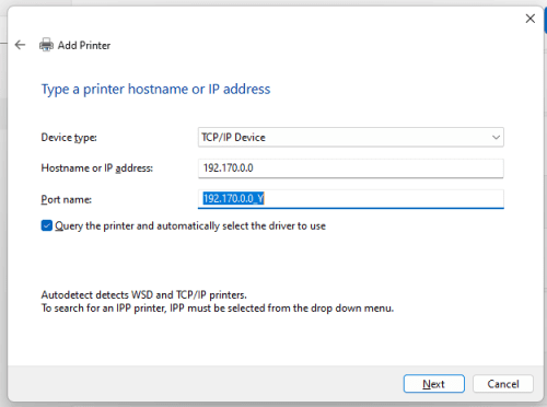 Windows 11: Add Printer by IP Address - Technipages