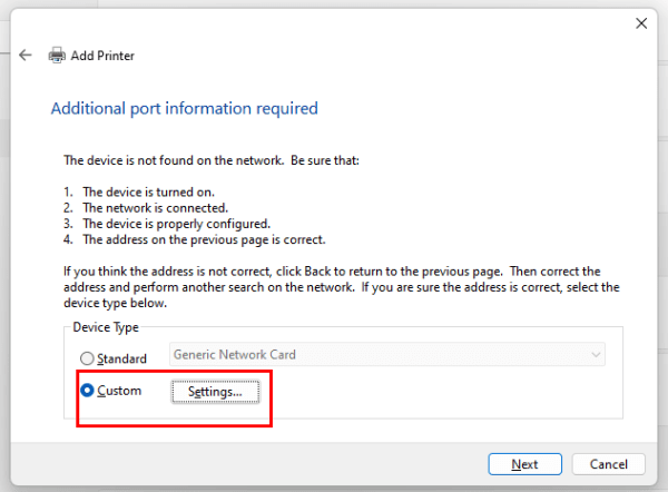 Windows 11: Add Printer by IP Address - Technipages
