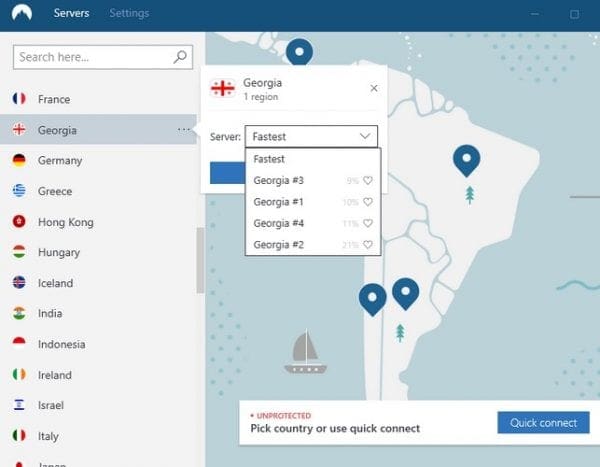 NordVPN: How to Change Servers
