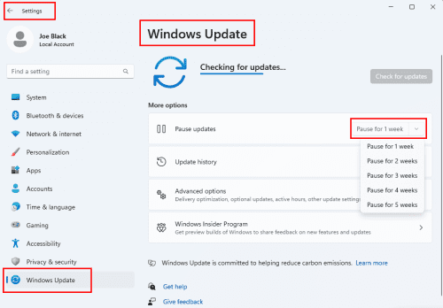 How To Stop Windows 11 Updates In Progress