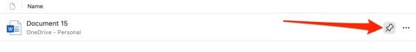 How to Pin a Document in Microsoft Office