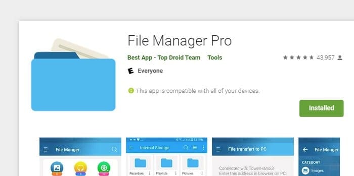 File Browser Wpfilebase Pro