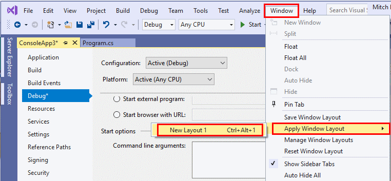 Visual Studio: Reset Window Layout - Technipages Visual Studio: Reset Window Layout - Technipages