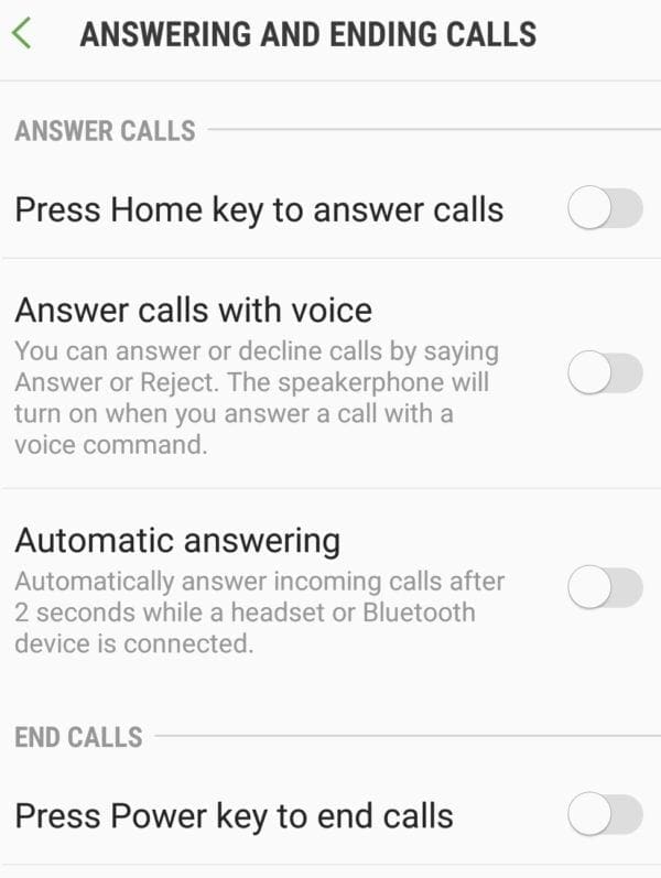 Samsung Galaxy: Answer Phone Without Touching Screen - Technipages