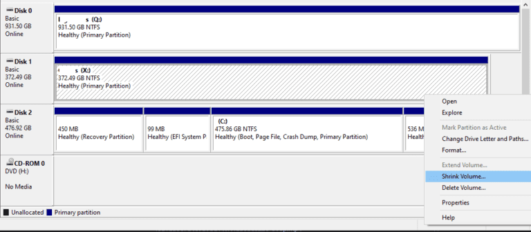 Windows 10: Create and Resize Drive Partitions - Technipages