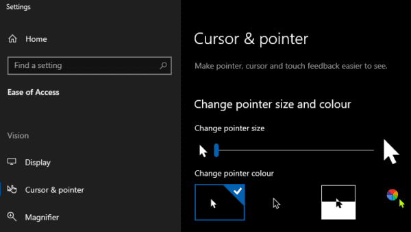 Windows 10: How to Change Mouse Pointer Size - Technipages