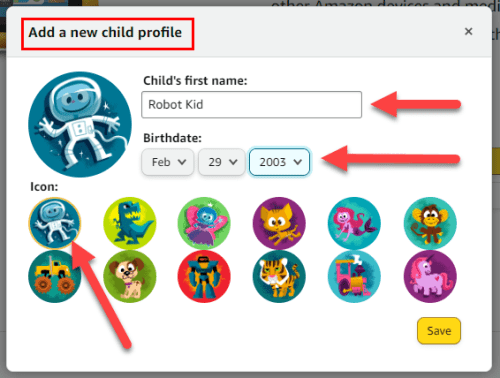 Setting Up Amazon Prime Video Profiles for Kids - Technipages