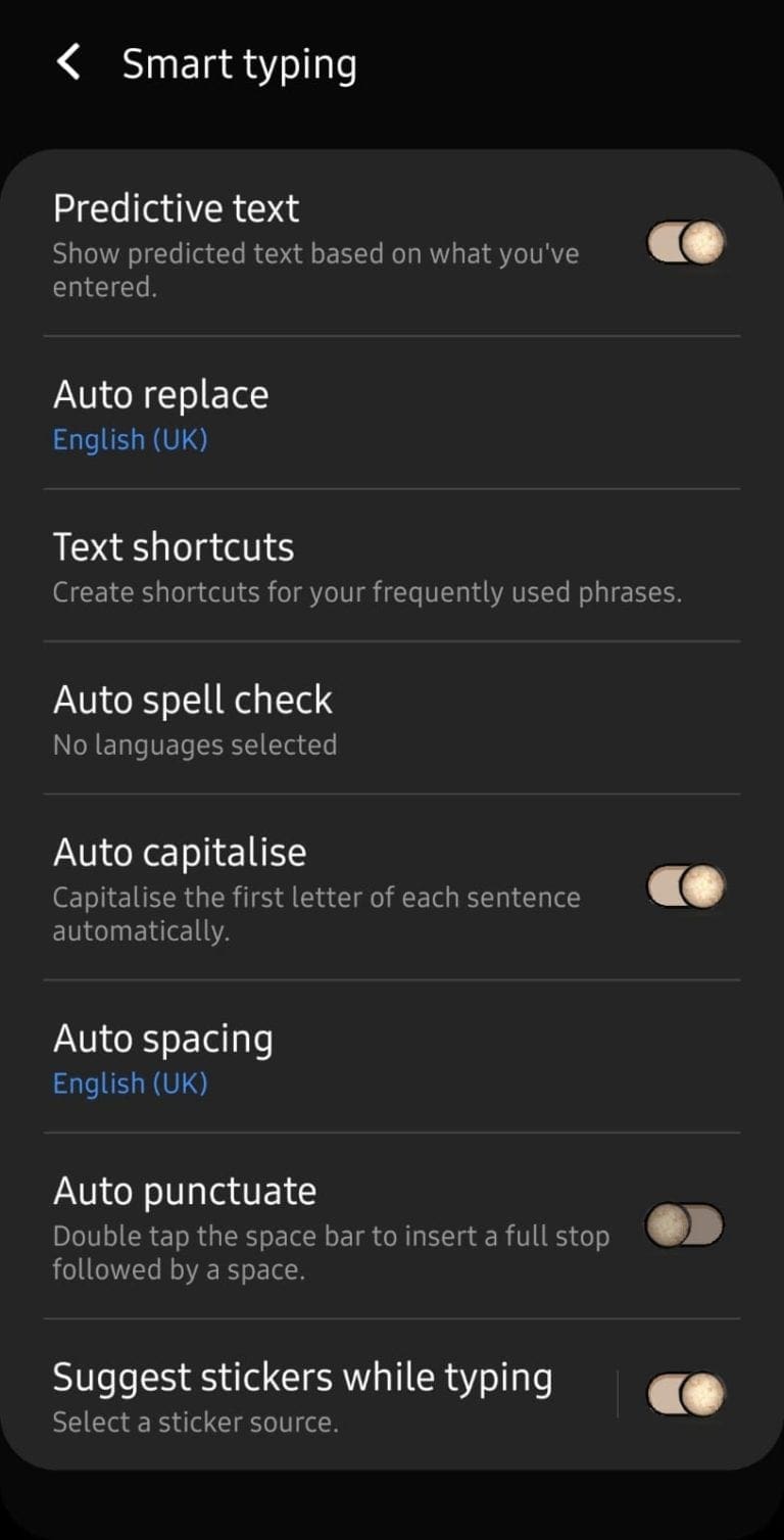Samsung Galaxy S10: How to Configure an Auto-Replacement - Technipages