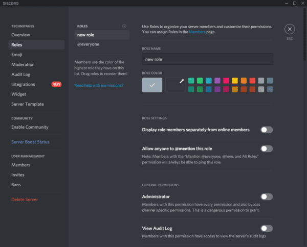 What Do the Discord Role Permissions Mean? - Technipages