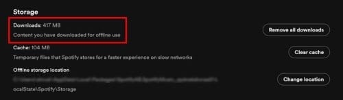 Check How Much Space Spotify Songs Are Taking Up - Technipages