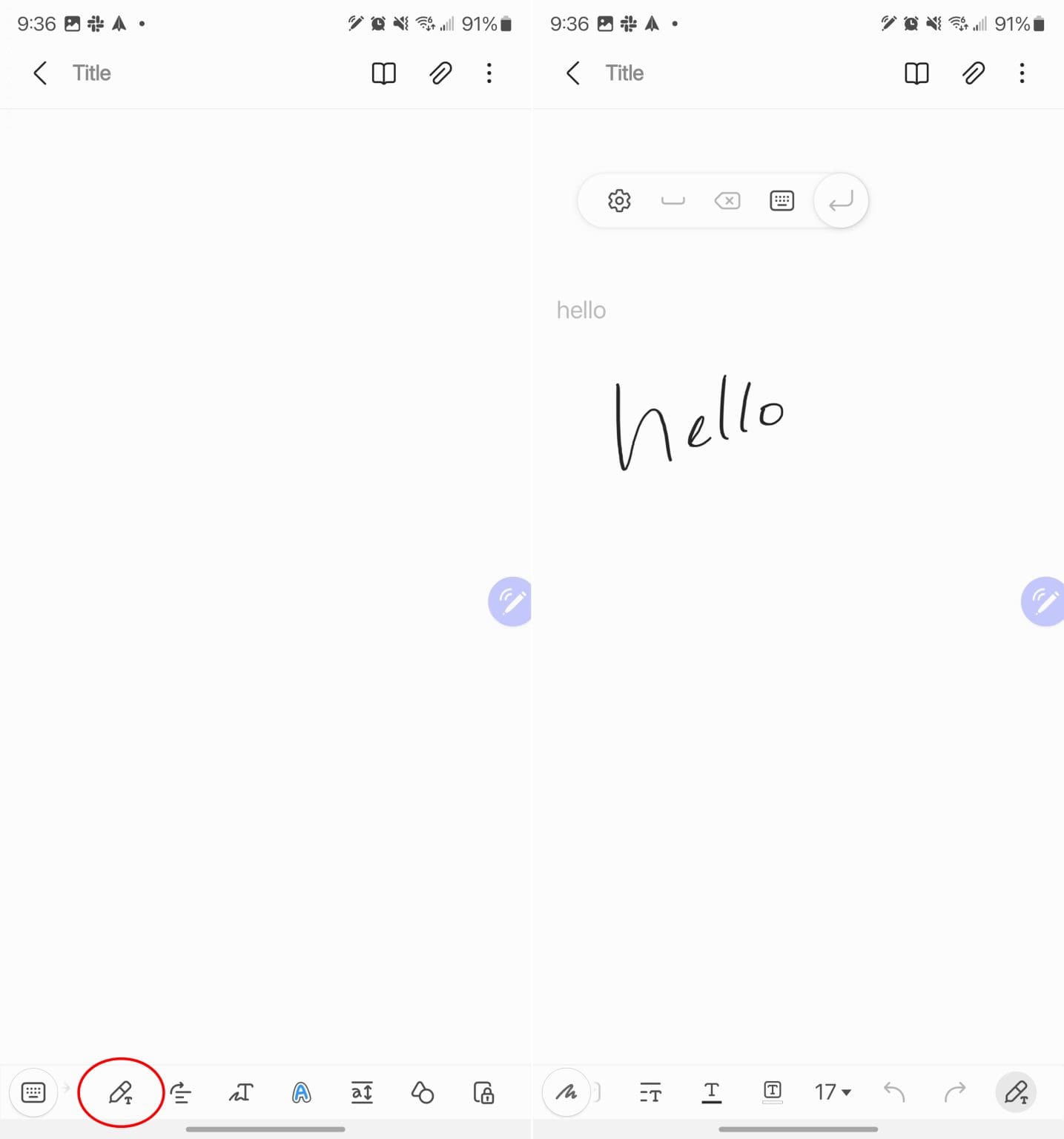 How to Convert Handwriting to Text With Samsung Notes - Technipages