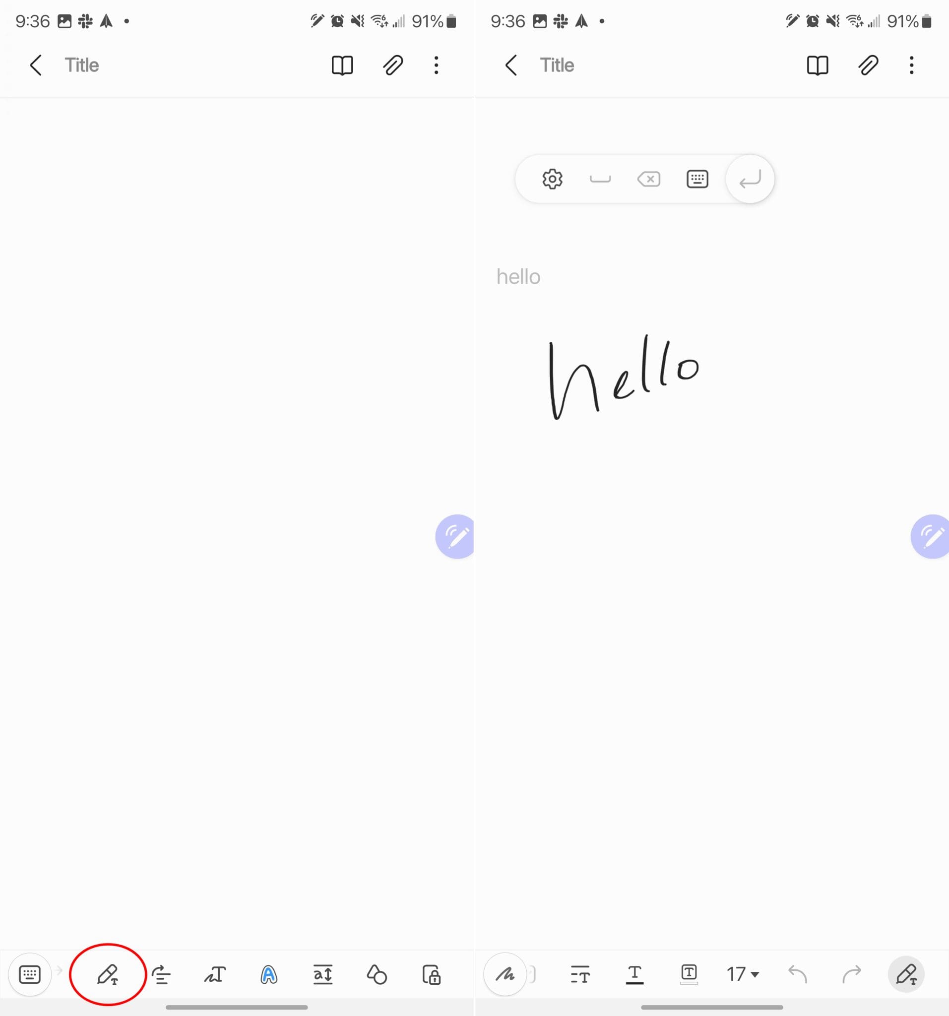 How to Convert Handwriting to Text With Samsung Notes - Technipages