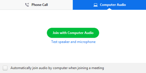 Fix Zoom Meeting Not Allowing Computer Audio - Technipages