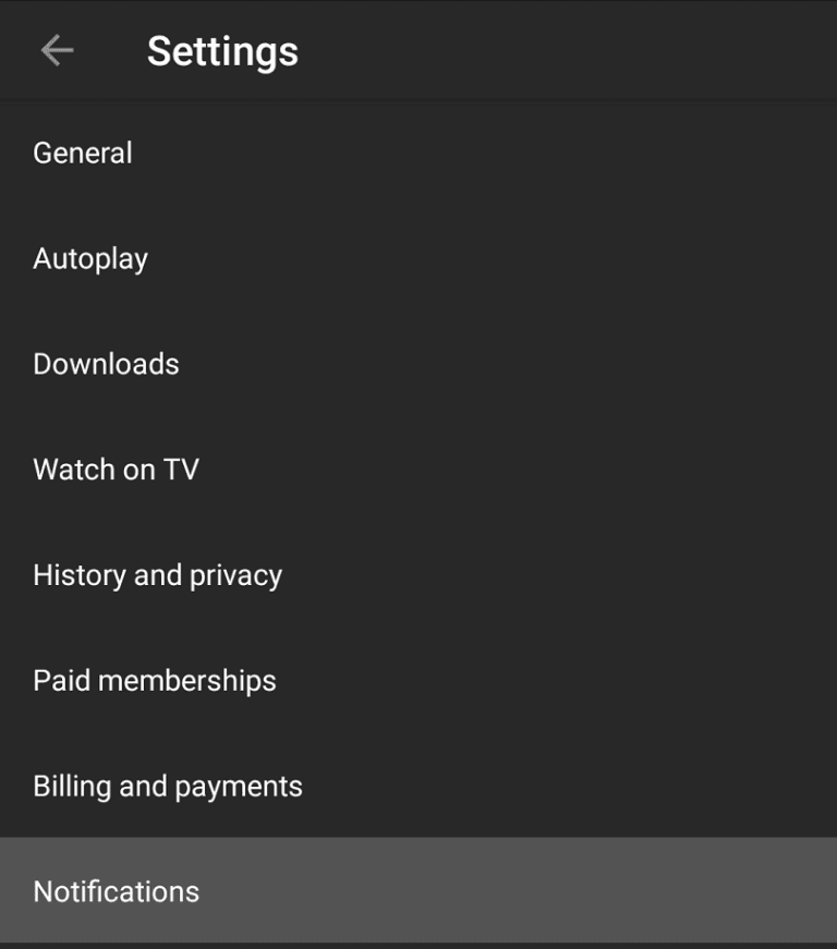 How to Configure Notification Settings in YouTube for Android - Technipages
