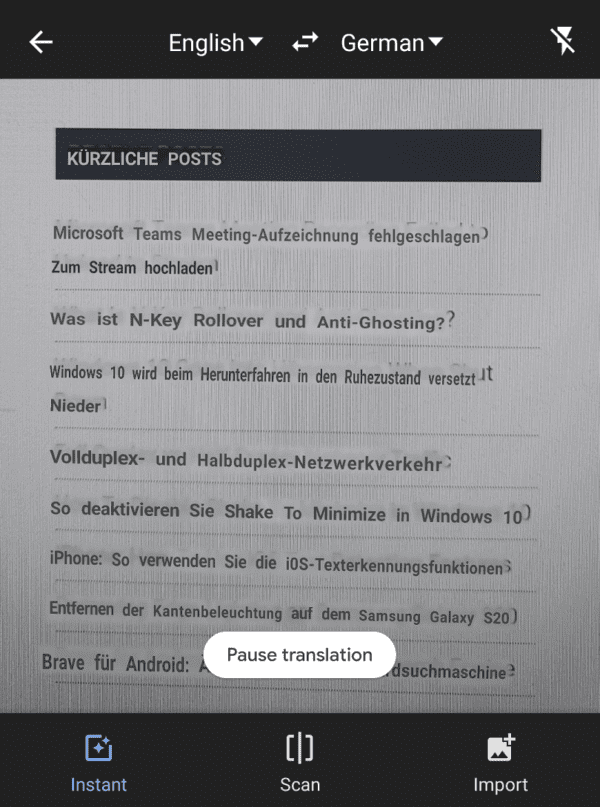 How to Use the Camera to Translate Text With Google Translate on ...
