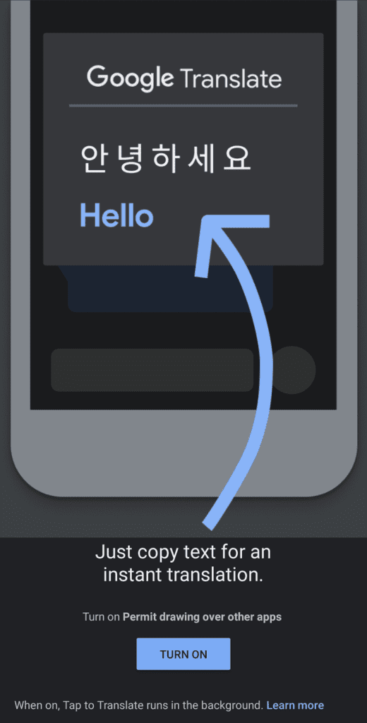 Android: How to Enable "Tap to Translate" in Google Translate - Technipages