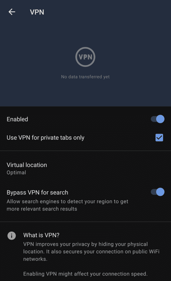 Opera for Android: How to Configure the Built-In VPN - Technipages