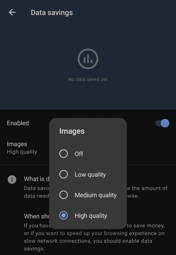 Opera for Android: How to Enable/Disable Data Saving Mode - Technipages