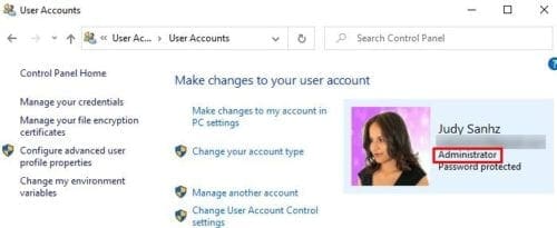 Windows: Check for Administrator Rights