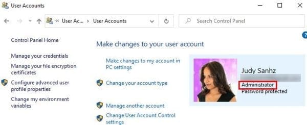 Windows: Check for Administrator Rights
