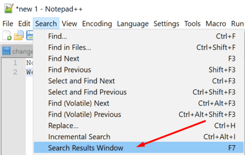 Fix Notepad++ Not Showing Search Results - Technipages