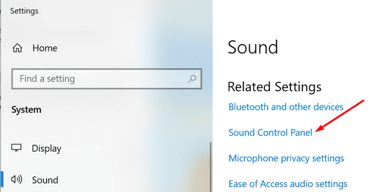 Windows open sound control panel from command line - statcargo