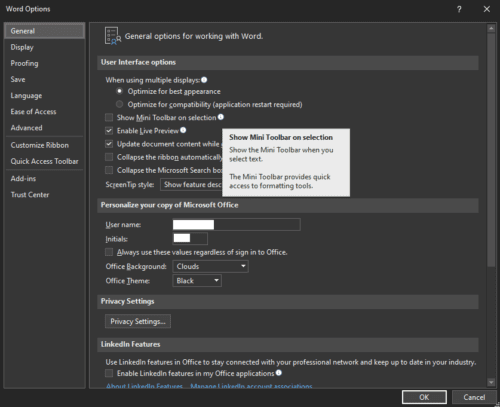 How to Disable the Mini Toolbar in Word - Technipages