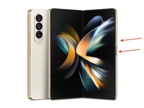 How to Take a Screenshot on the Galaxy Z Fold 5 - Technipages